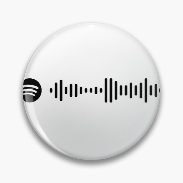 Never Gonna Give You Up Rick Astley Spotify Code Pins and Buttons ...