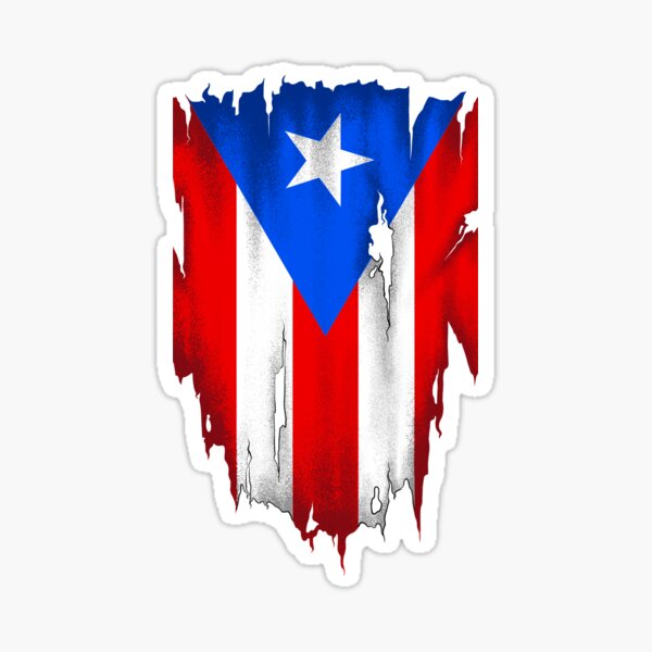 "Puerto Rican Flag Gifts " Sticker for Sale by mery516 | Redbubble