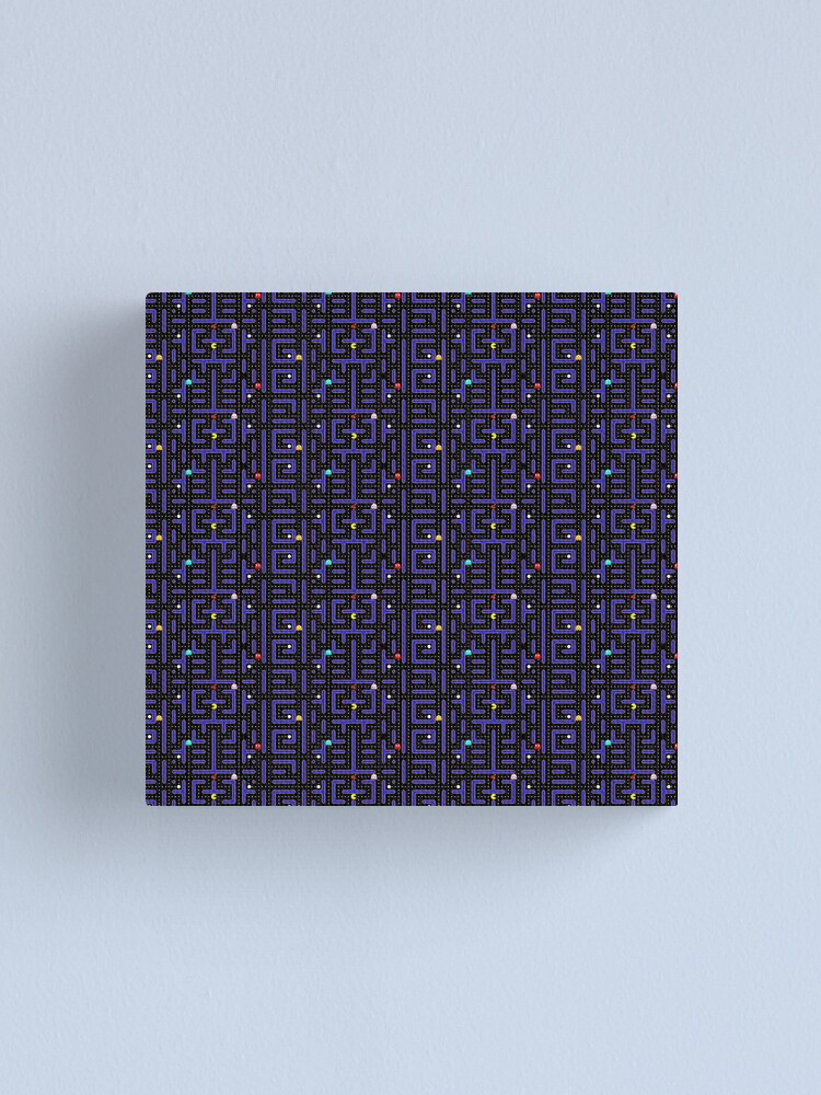 "Retro 80s Pixelated design featuring the iconic game and its maze ...