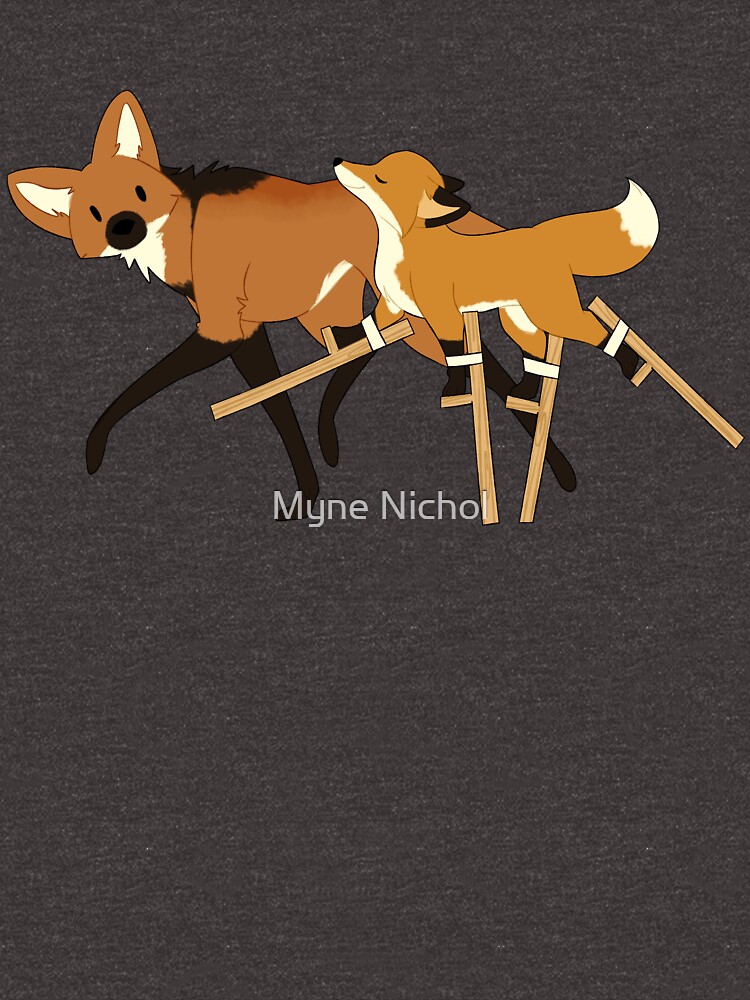 "Stilts Fox" T-shirt for Sale by manedsharks | Redbubble | cute t ...