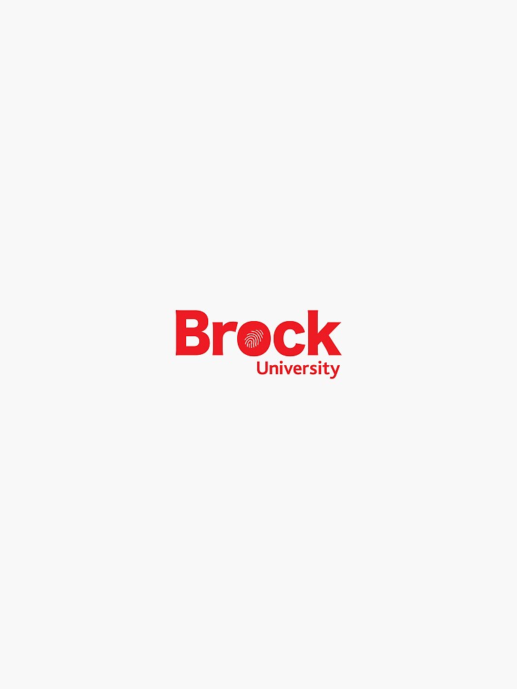 "Brock University Logo Sticker" Sticker for Sale by wuerthamanda ...