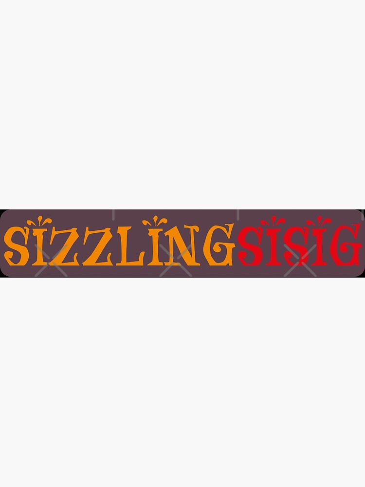 "Sizzling Sisig" Poster by Magic-Moon | Redbubble