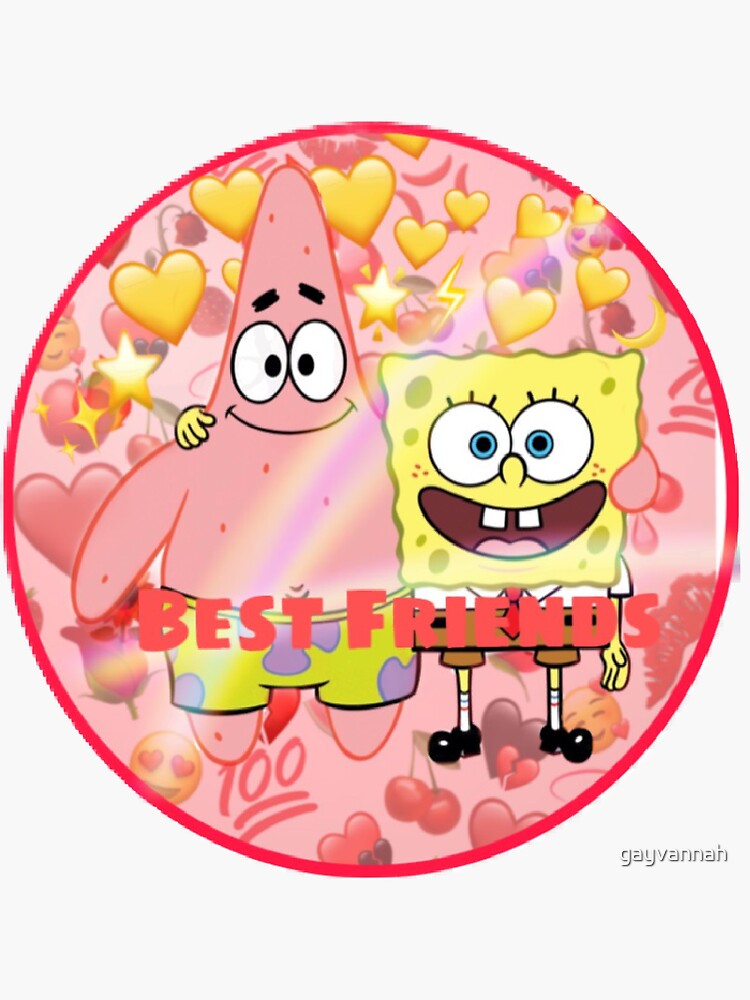 "spongebob squarepants and patrick - best friends" Sticker by gayvannah ...