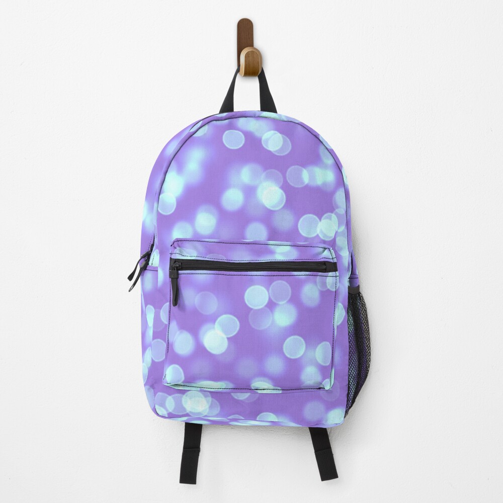 "Blue Purple Bokeh" Backpack for Sale by NicholiCosplay | Redbubble