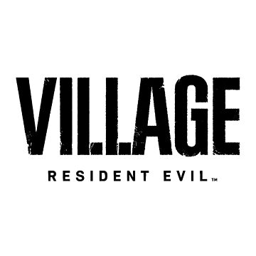 "Resident Evil 8 Village Text Logo" Sticker for Sale by teestranding ...