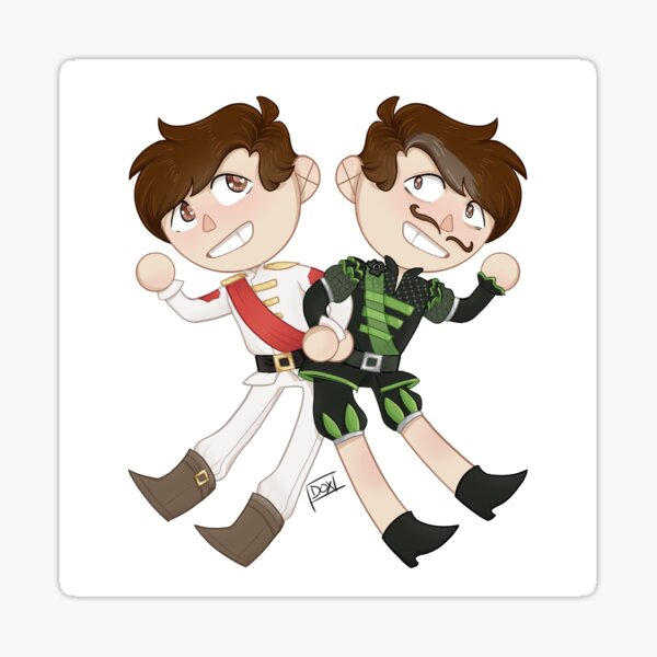 "Creativitwins- Sanders Sides" Sticker by PocketParadox | Redbubble