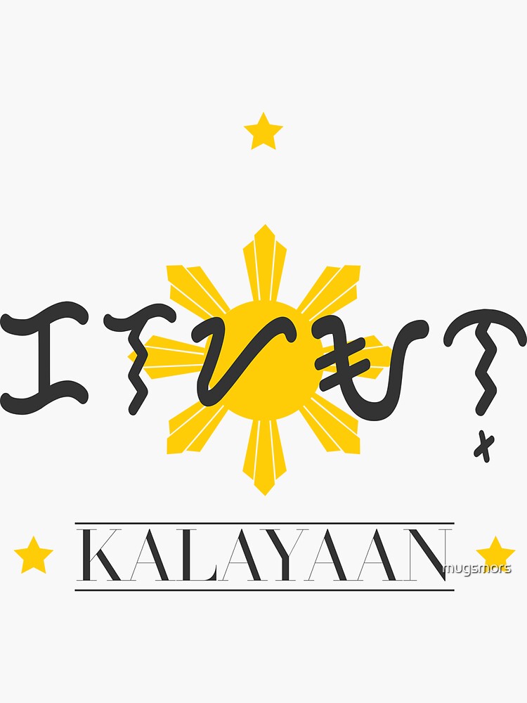 "Philippine Baybayin - Kalayaan" Sticker for Sale by mugsmors | Redbubble