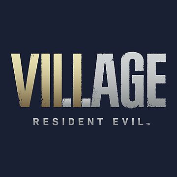 "Resident Evil 8 Village Text Logo" Art Print for Sale by teestranding ...