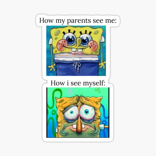 "Funny Spongebob Meme" Sticker for Sale by GoodStuffForU | Redbubble