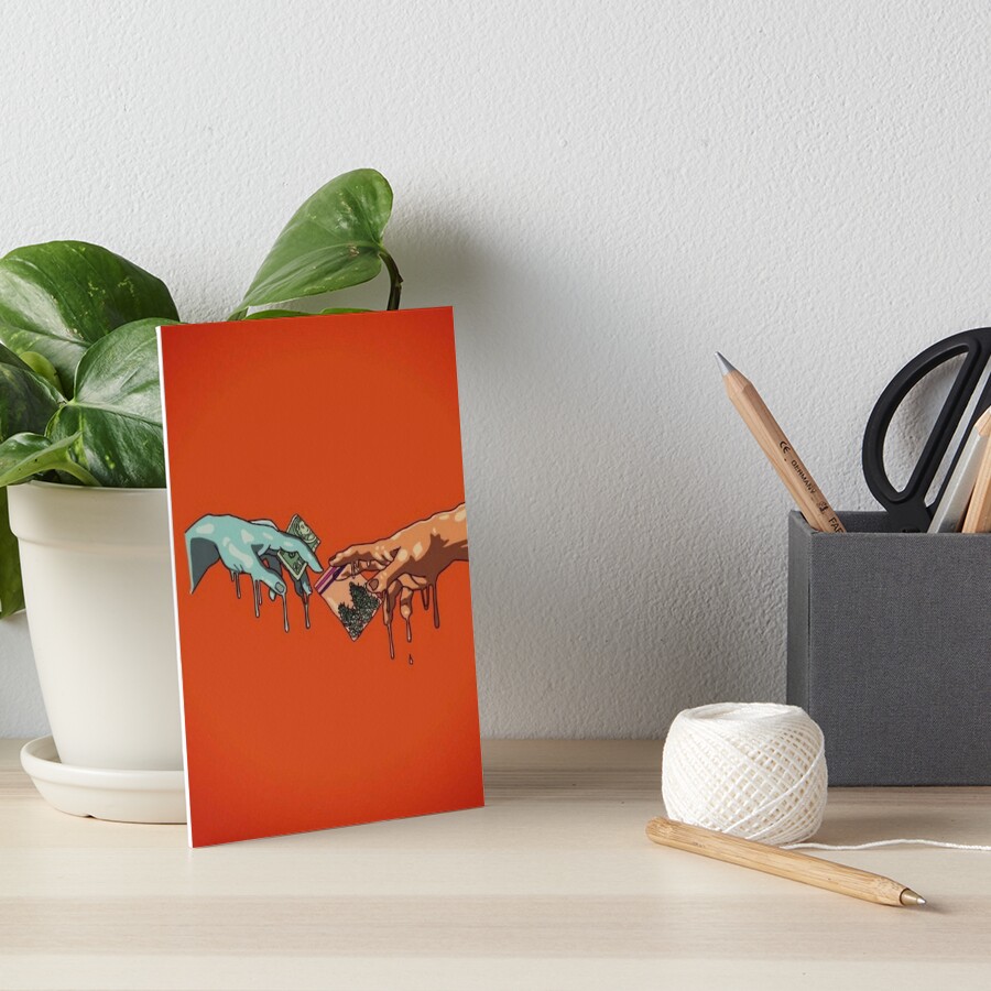 "Monay Orenge" Art Board Print for Sale by rodneylkdan0 | Redbubble