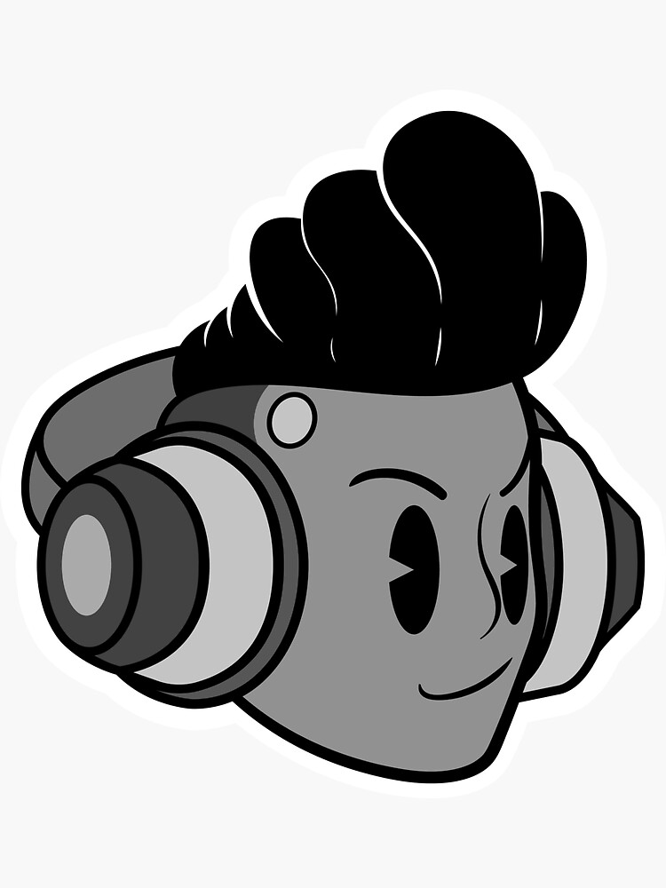 "Vintage Zero Cool" Sticker by BreadWithDog | Redbubble