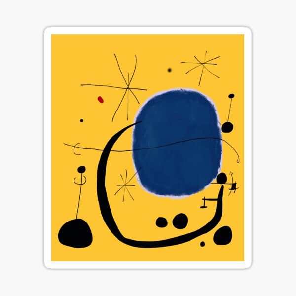 "Joan Mirò # 9" Sticker von ShaMiLaB | Redbubble