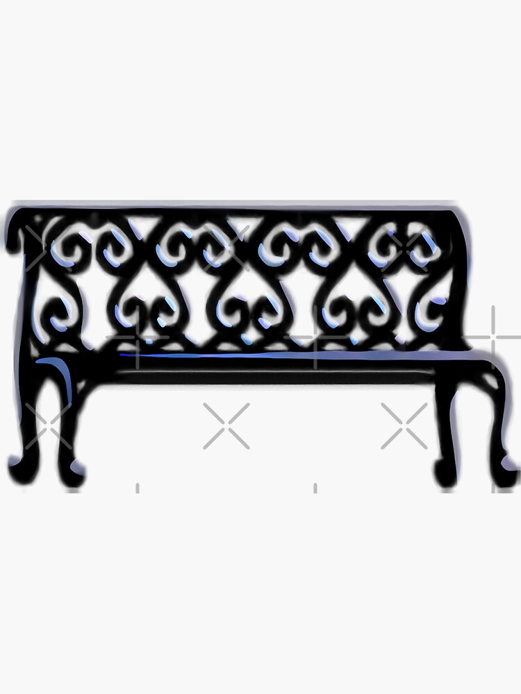 "Hollow Knight Bench" Sticker by Matte-Rainbow | Redbubble