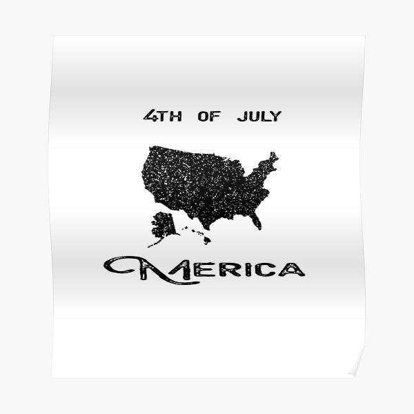 "4th of july merica" Poster for Sale by Gastore | Redbubble