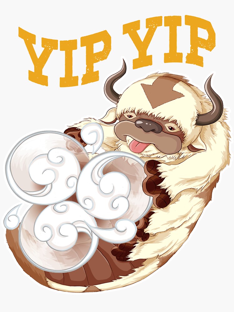 "appa and momo yip yip sticker" Sticker for Sale by PrinceNielsen | Redbubble