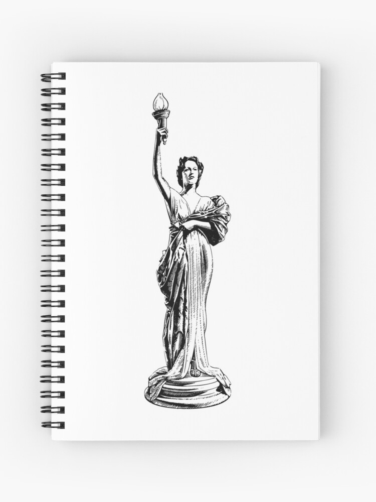 "Columbia Torch Lady" Journal for Sale by GoalieTurtle | Redbubble