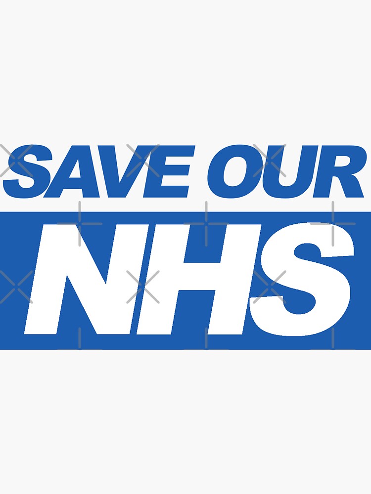 "Save our NHS - Simple Design" Sticker by PaulSAMUEL | Redbubble