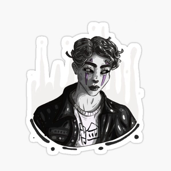 "No Face" Sticker by Jamesonw | Redbubble