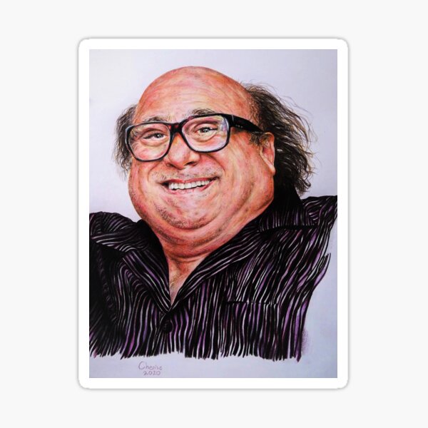 "Danny Devito" Sticker by CheriseFoster | Redbubble