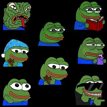 "Pepe the frog variety set" Sticker for Sale by sivelobanova | Redbubble
