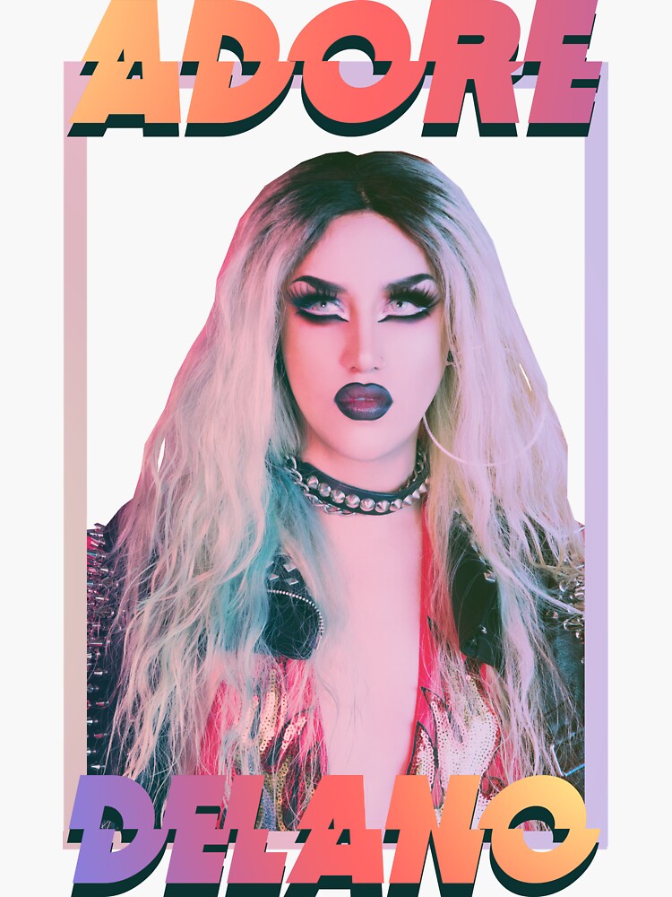 "ADORE" Sticker for Sale by shantaysashay | Redbubble