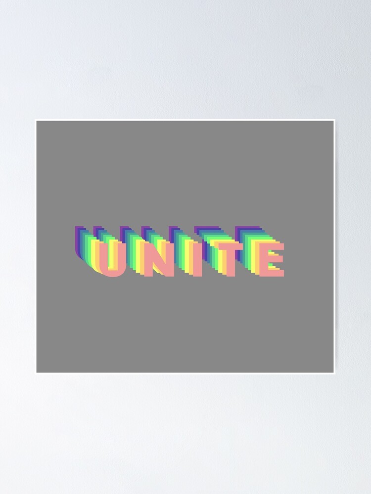 "UNITE by ZymeArt" Poster by ZymeArt | Redbubble