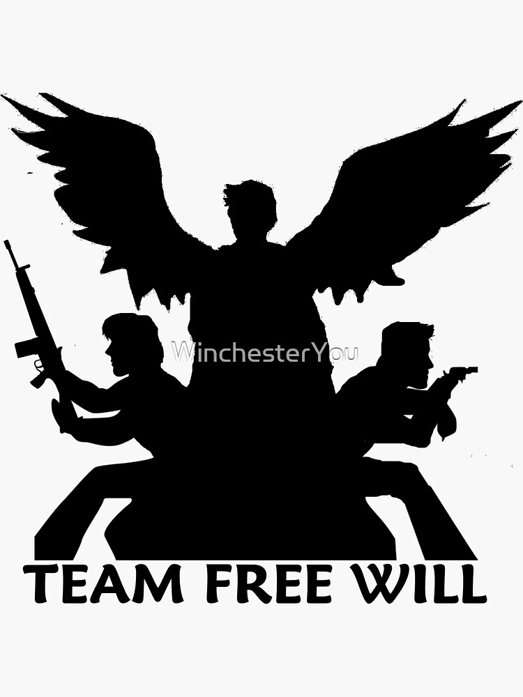 "Team Free Will" Sticker for Sale by WinchesterYou | Redbubble