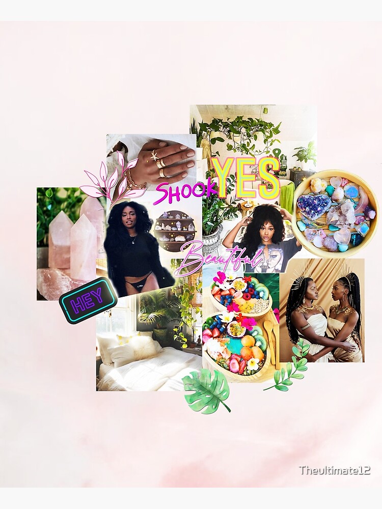 "Sza, Spiritual and Nature Vision Board" Poster by Theultimate12 ...
