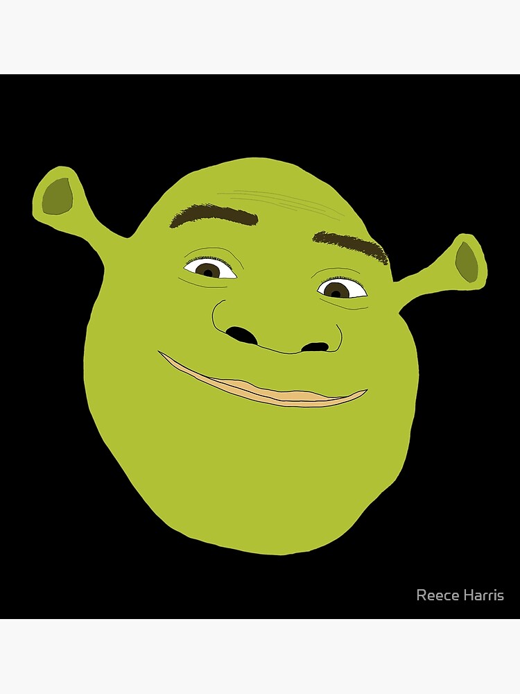 "Shrek Face!" Art Print for Sale by rechlol123 | Redbubble