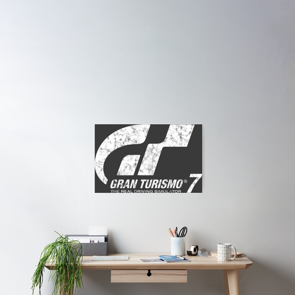 "Gran Turismo 7 Distressed Logo" Poster for Sale by BrotherOfPerl ...