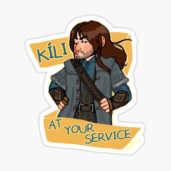 "Kee at Your Service" Sticker for Sale by HattieHedgehog | Redbubble