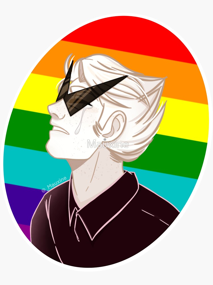 "Pride Dirk" Sticker for Sale by Mauxine | Redbubble