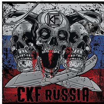 "CKF Satori Knife + Skulls" Sticker for Sale by Mike-CKF-knives | Redbubble