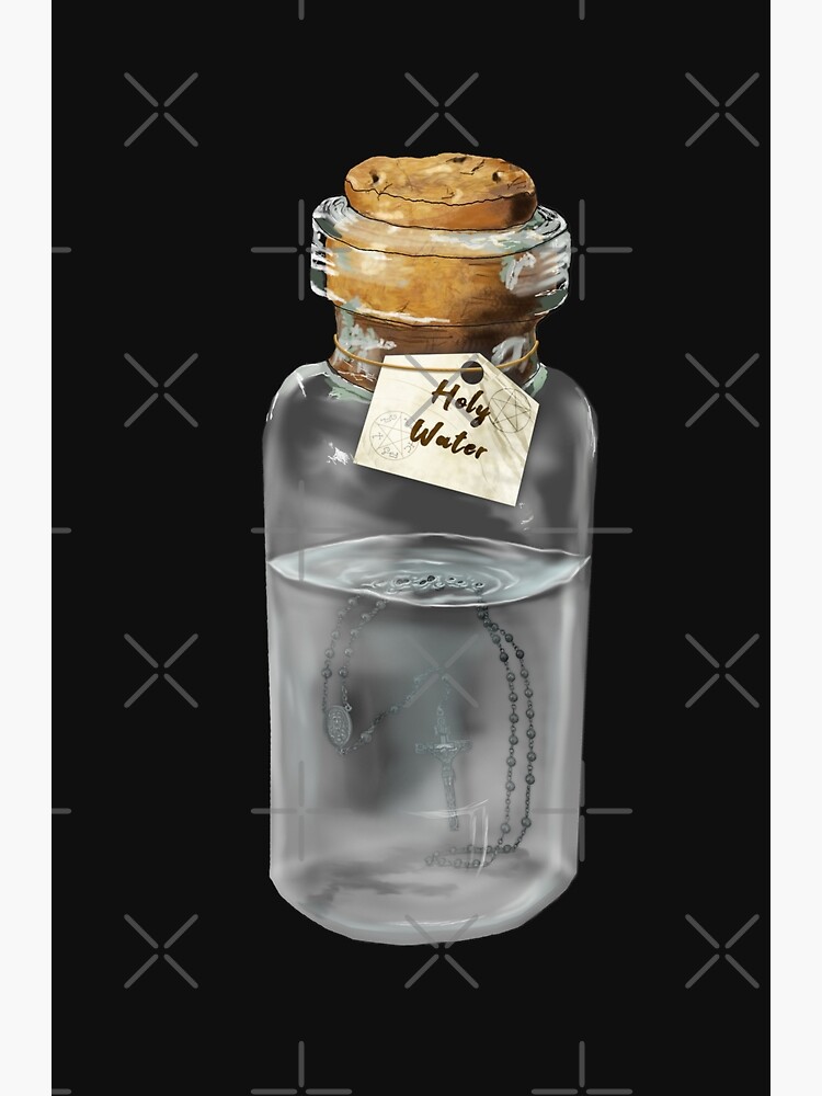 "Sam and Dean's homemade holy water" Poster for Sale by drawnexplore ...