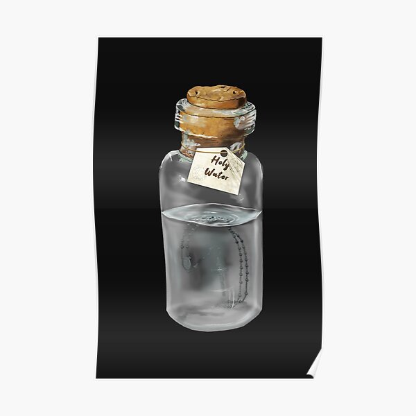 "Sam and Dean's homemade holy water" Poster for Sale by drawnexplore ...