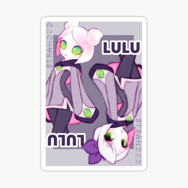 "Stranded LuLu" Sticker for Sale by whispymagic | Redbubble