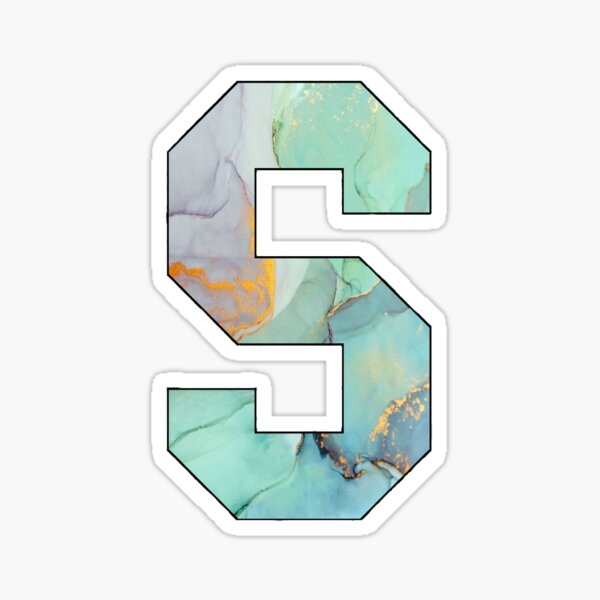 "Letter S" Sticker for Sale by happydoodles3 | Redbubble