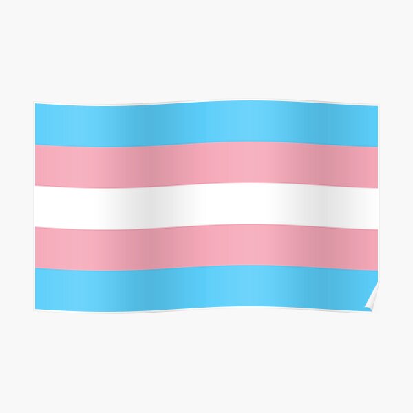 "Trangender pride flag" Poster by Leyzel | Redbubble