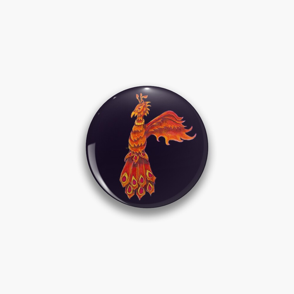 "The Phoenix" Pin by lynnhsim | Redbubble