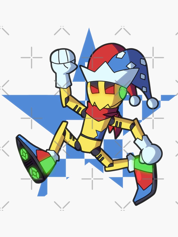 "fark the electric jester" Sticker for Sale by Atzon | Redbubble