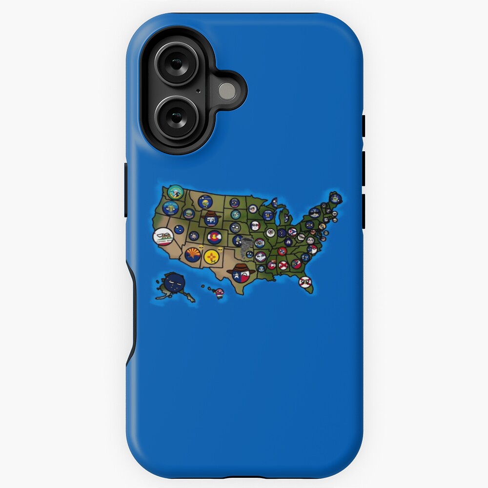 "USA country ball map" Poster for Sale by Engin1881 | Redbubble