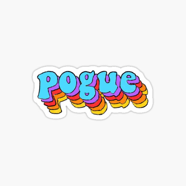 "Pogue life sticker" Sticker by fightthebattles | Redbubble