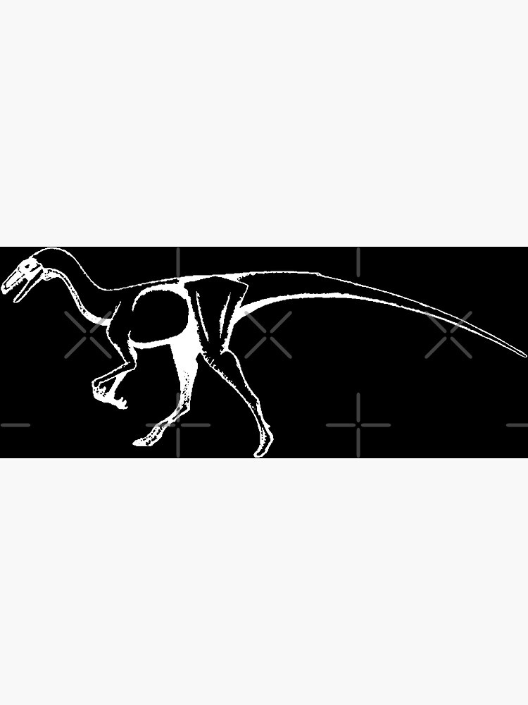 "Compsognathus dinosaur drawing" Sticker by WilliamPaterson | Redbubble