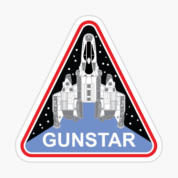 "Gunstar Logo Patch" Sticker for Sale by baggss | Redbubble