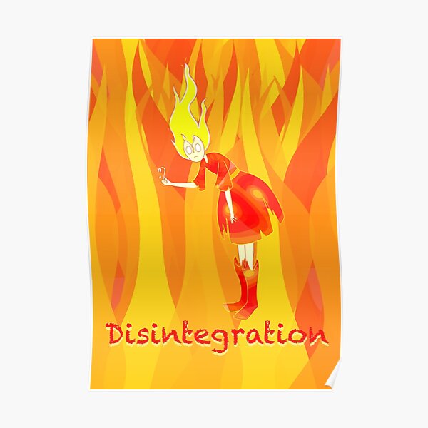 "Disintegration" Poster for Sale by Alalo401 | Redbubble