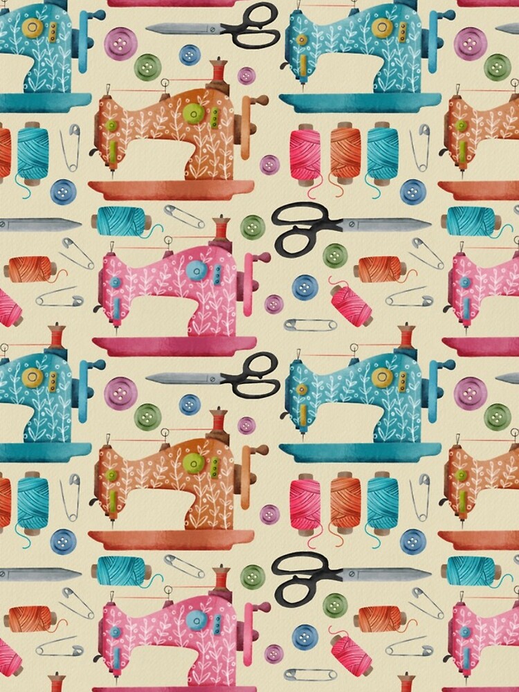 "Sewing machine" iPhone Case for Sale by CrisDeMarchi | Redbubble