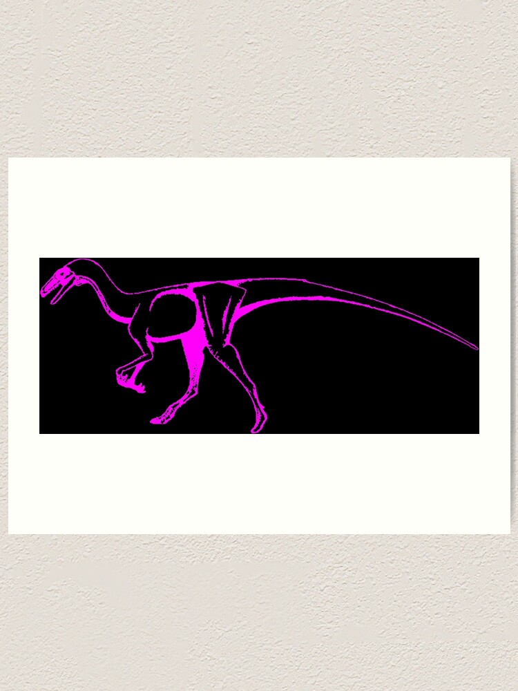 "Compsognathus dinosaur drawing" Art Print by WilliamPaterson | Redbubble