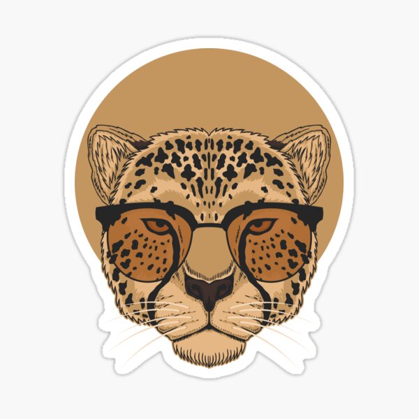 "cool cheetah" Sticker by paropkaar | Redbubble