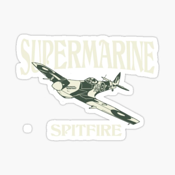 "RAF Supermarine Spitfire" Sticker for Sale by tshdesigns | Redbubble