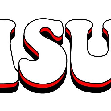 "Illinois State University - ISU Stars" Sticker for Sale by Danimw ...